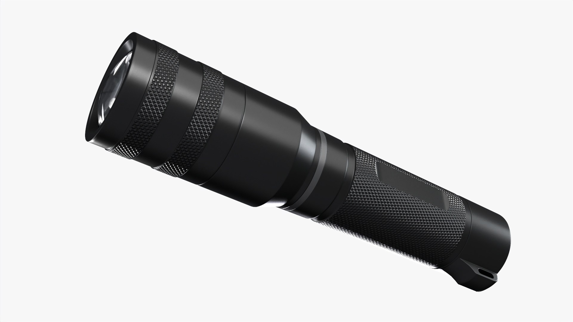 3D Rechargeable LED Flashlight 01 - TurboSquid 1809339