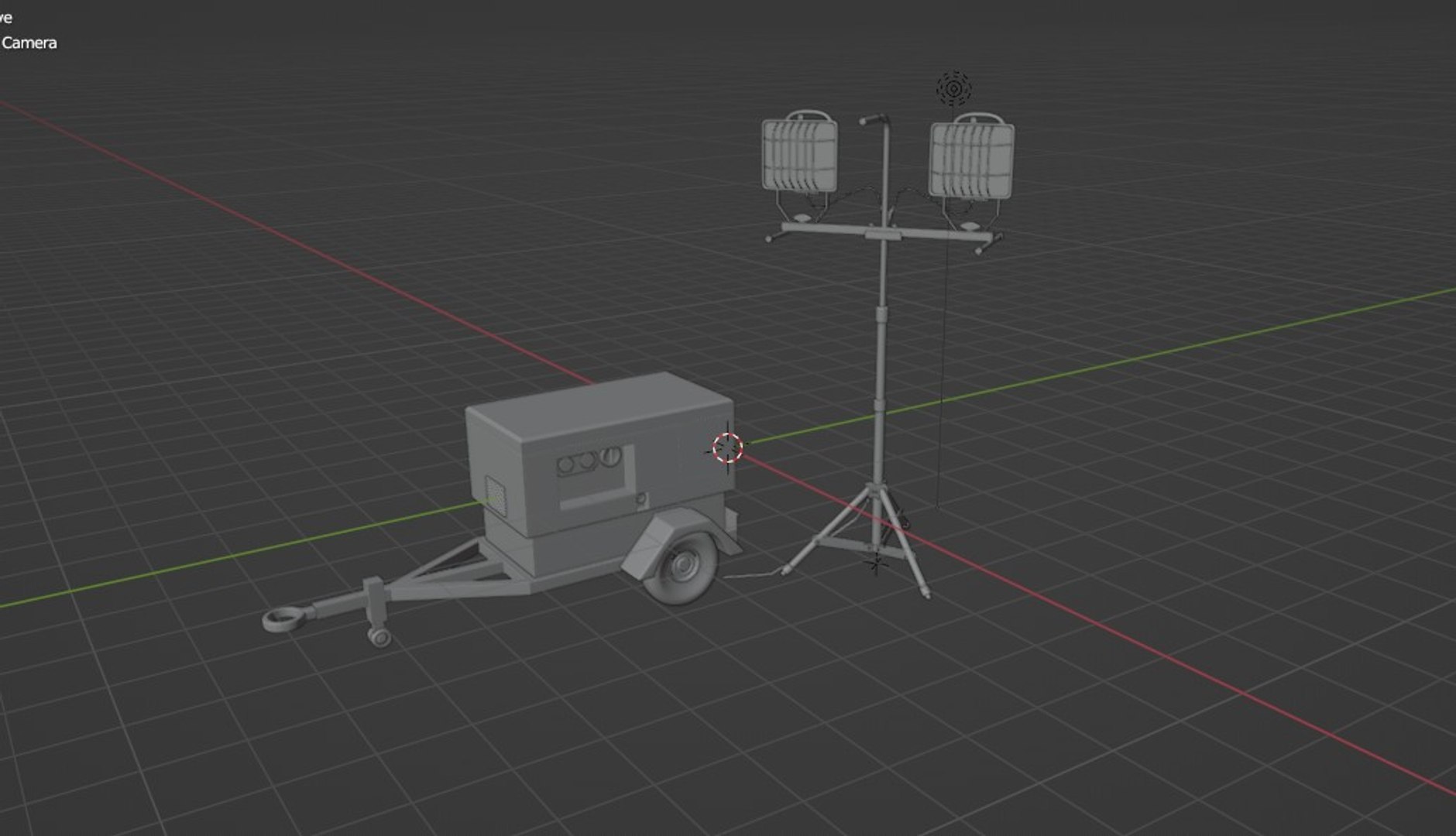Light Stand With Generator 3D Model Model - TurboSquid 2370815