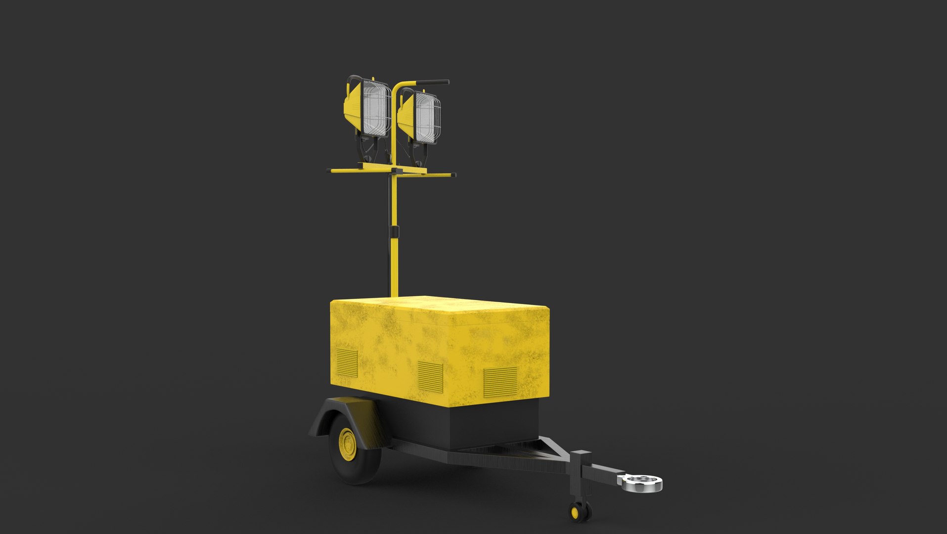 Light Stand With Generator 3D Model Model - TurboSquid 2370815