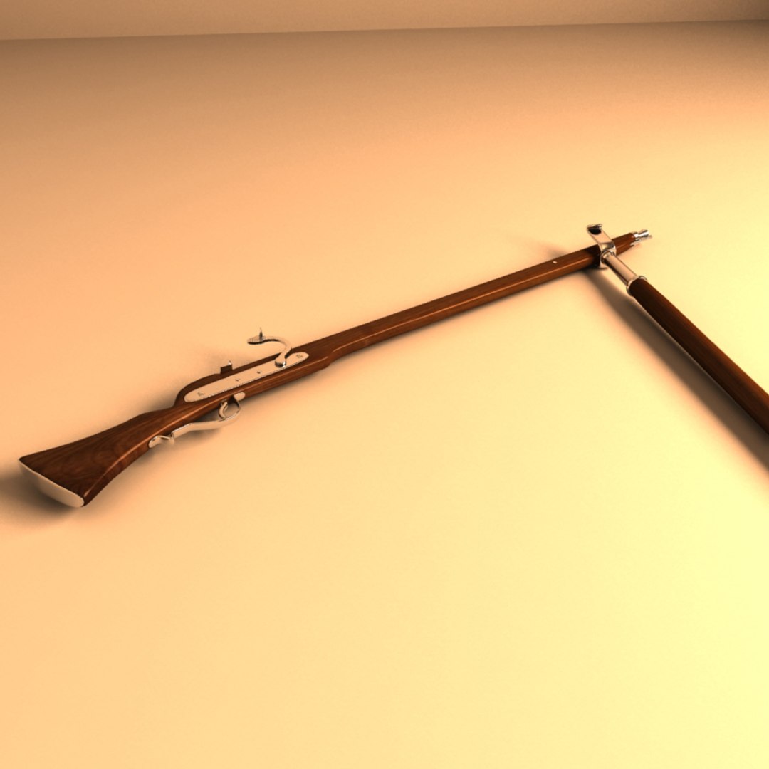 3ds Max Musket Gun
