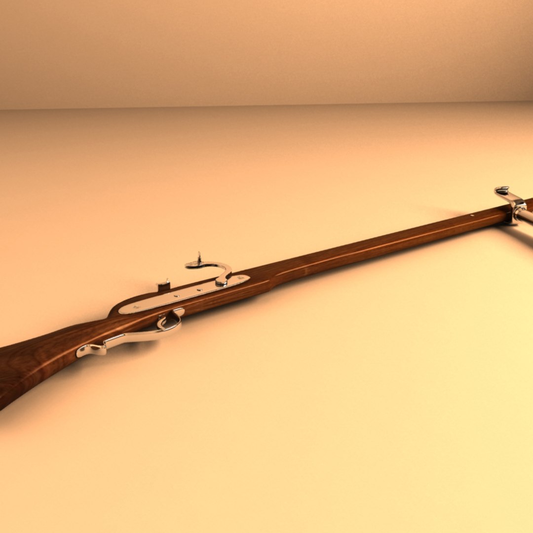 3ds Max Musket Gun