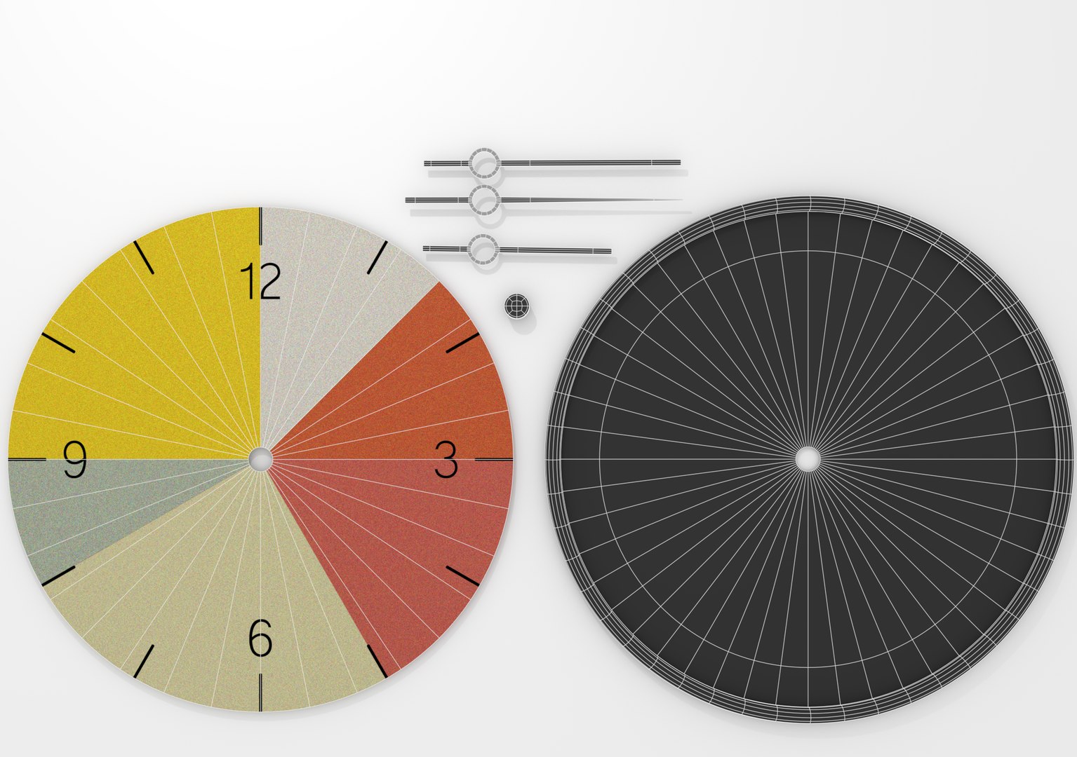wall clock 3d 3ds