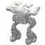 rigged battle mech 3d model