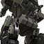 rigged battle mech 3d model