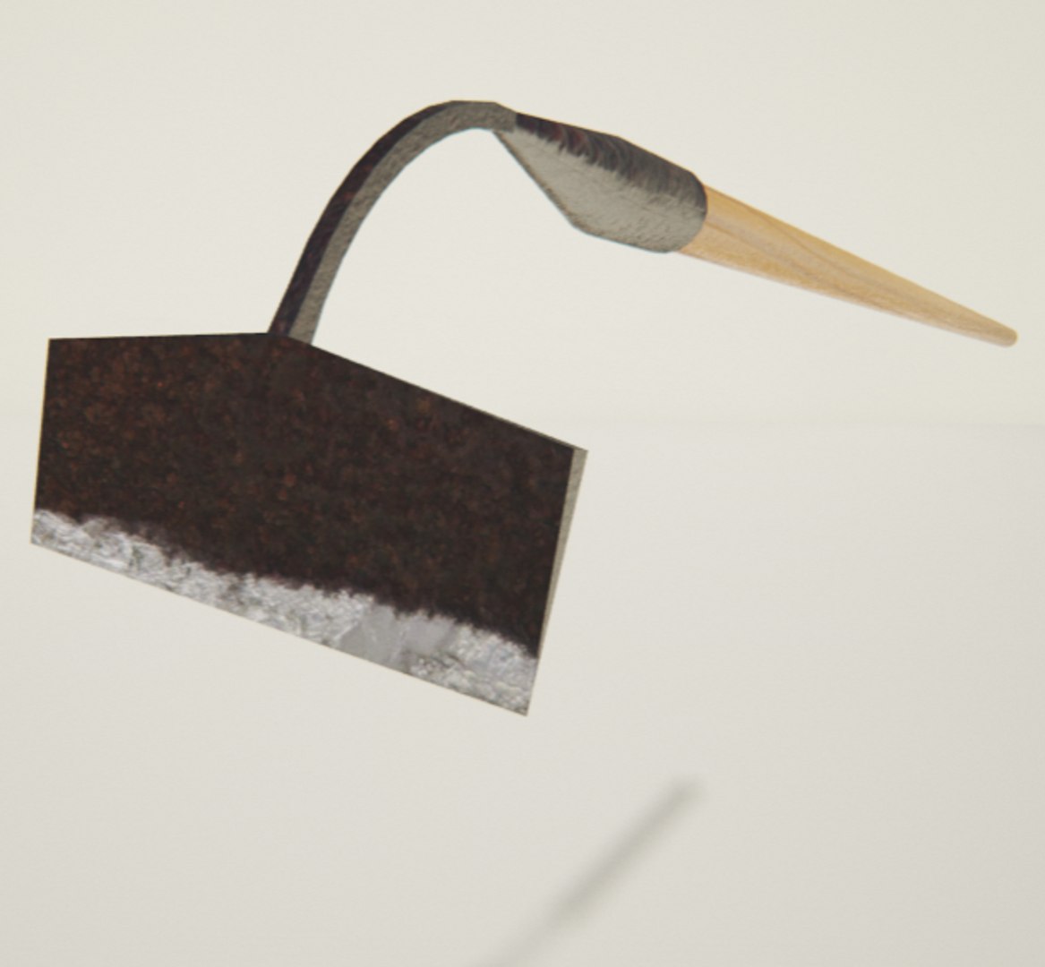 3d Garden Hoe Model