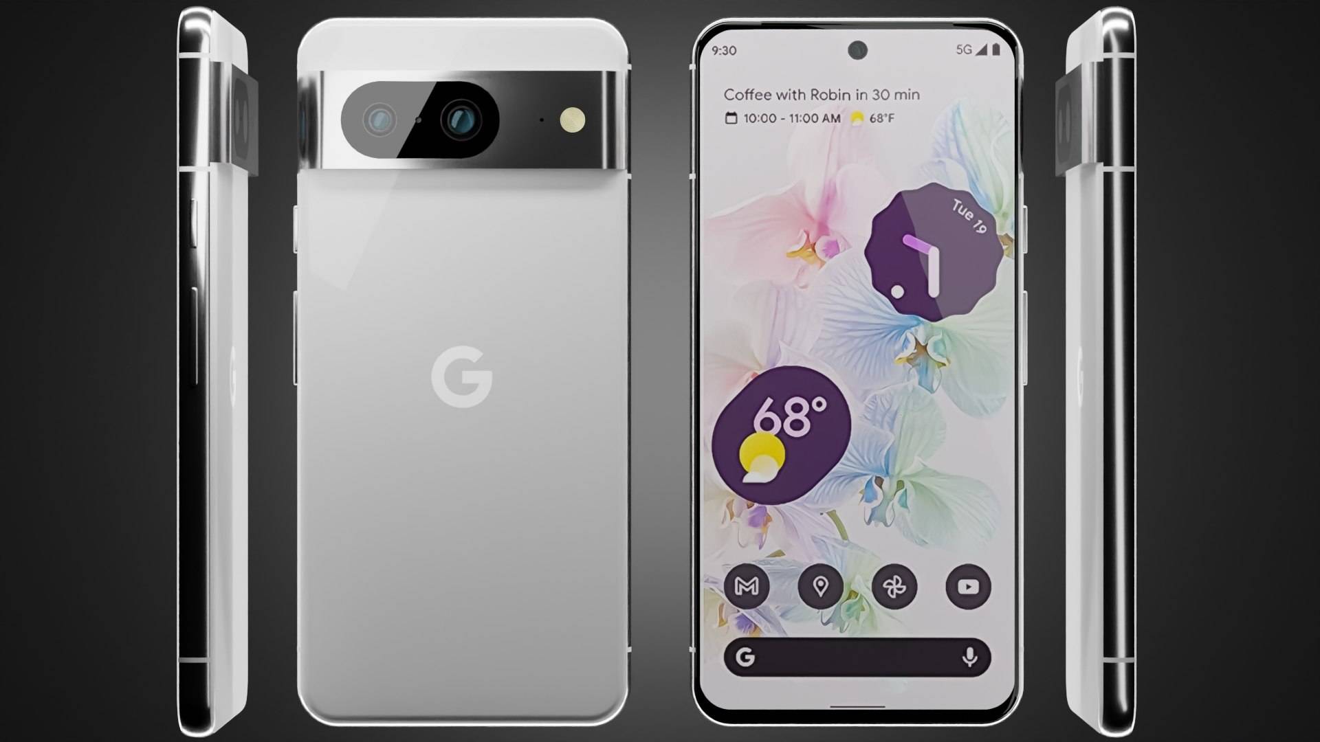 3D Google Pixel 8 White - TurboSquid 2043444