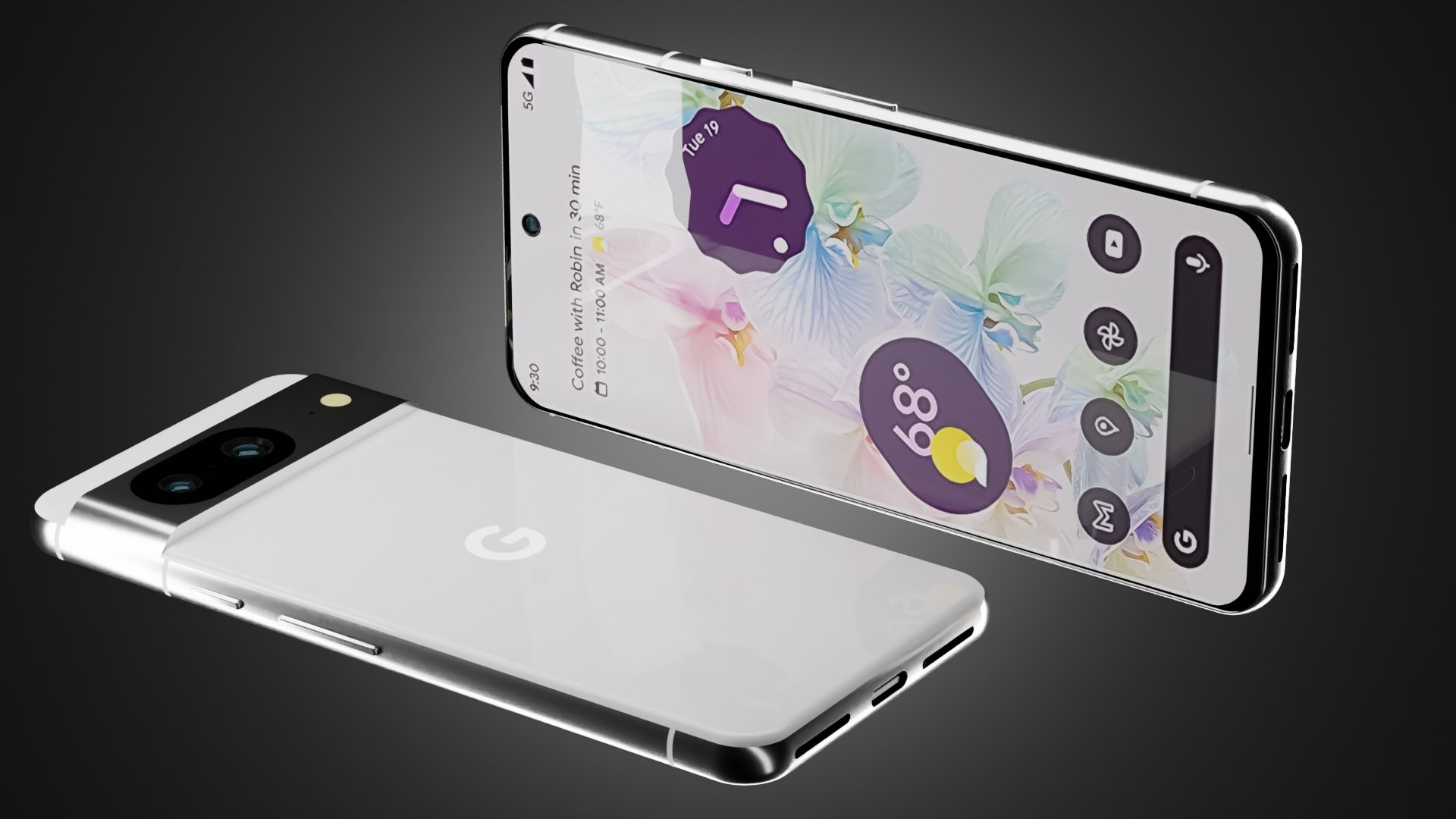 3D Google Pixel 8 White - TurboSquid 2043444