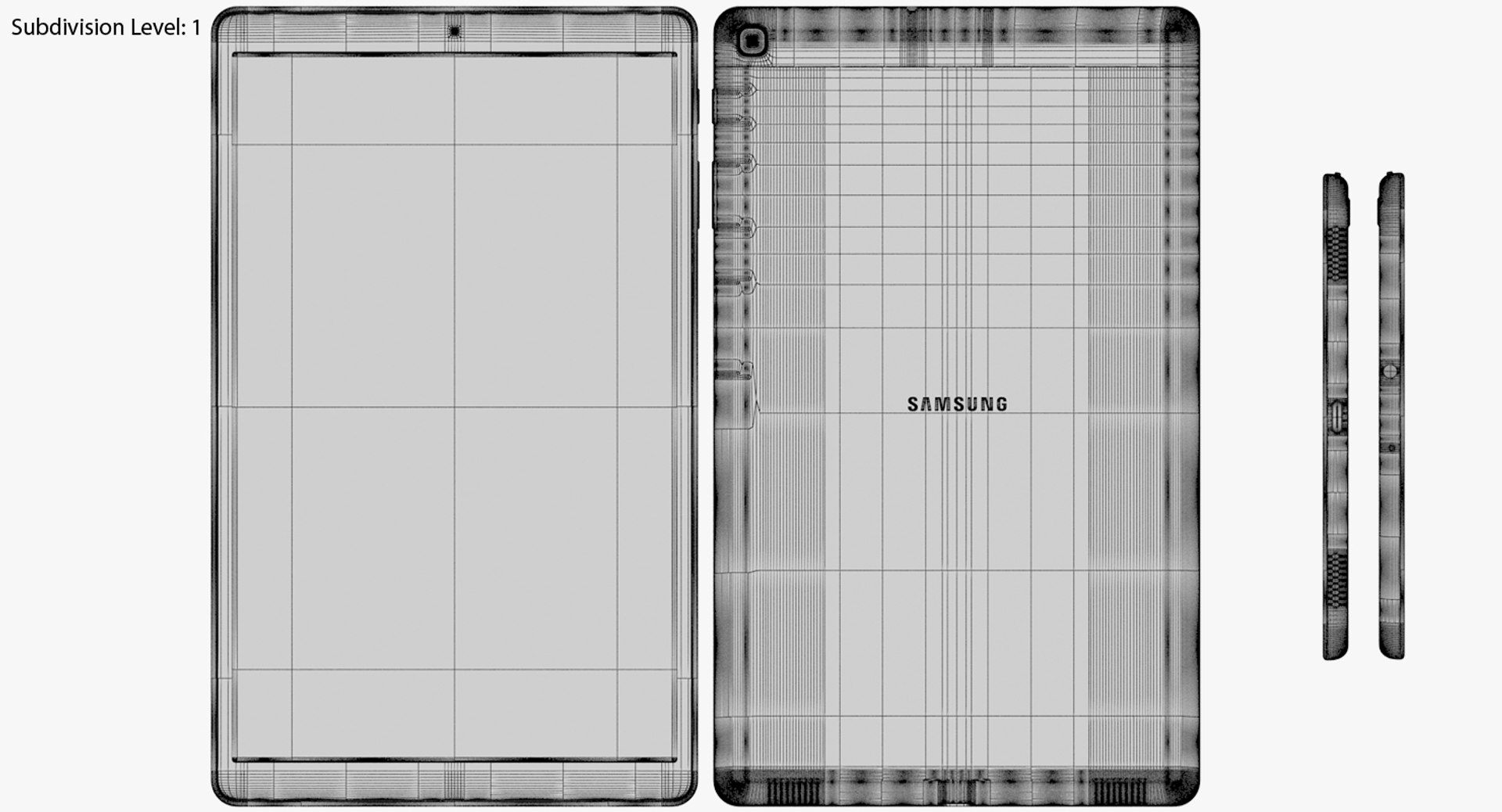3D Realistic Samsung Galaxy Tab Model - TurboSquid 1396870