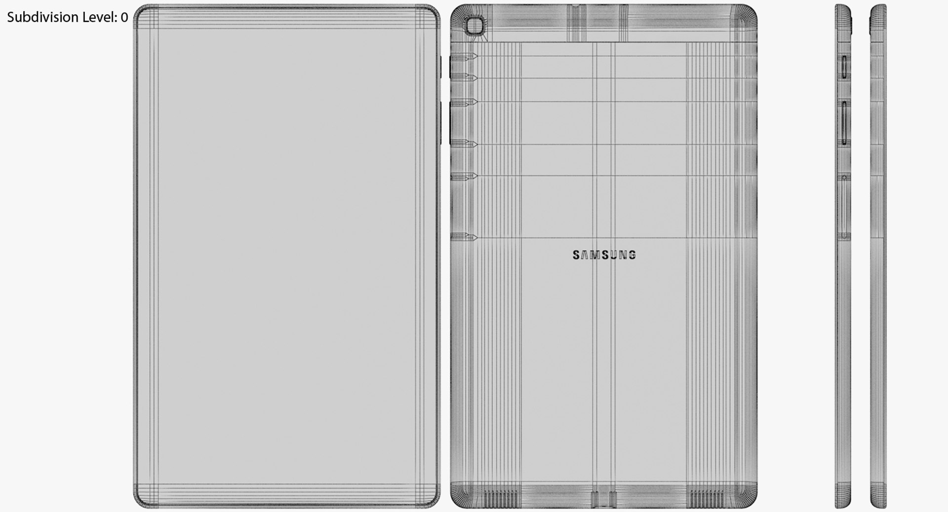 3D Realistic Samsung Galaxy Tab Model - TurboSquid 1396870