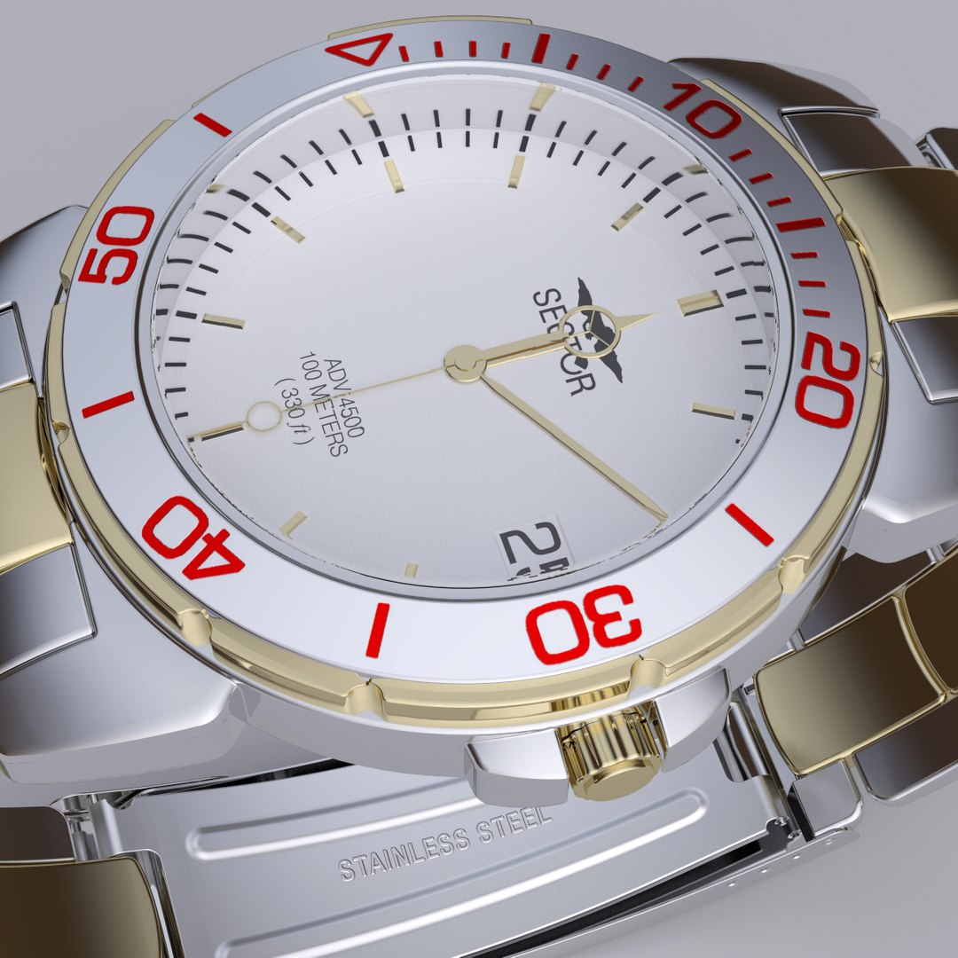 Watch Sector Avd 4500 3d Model