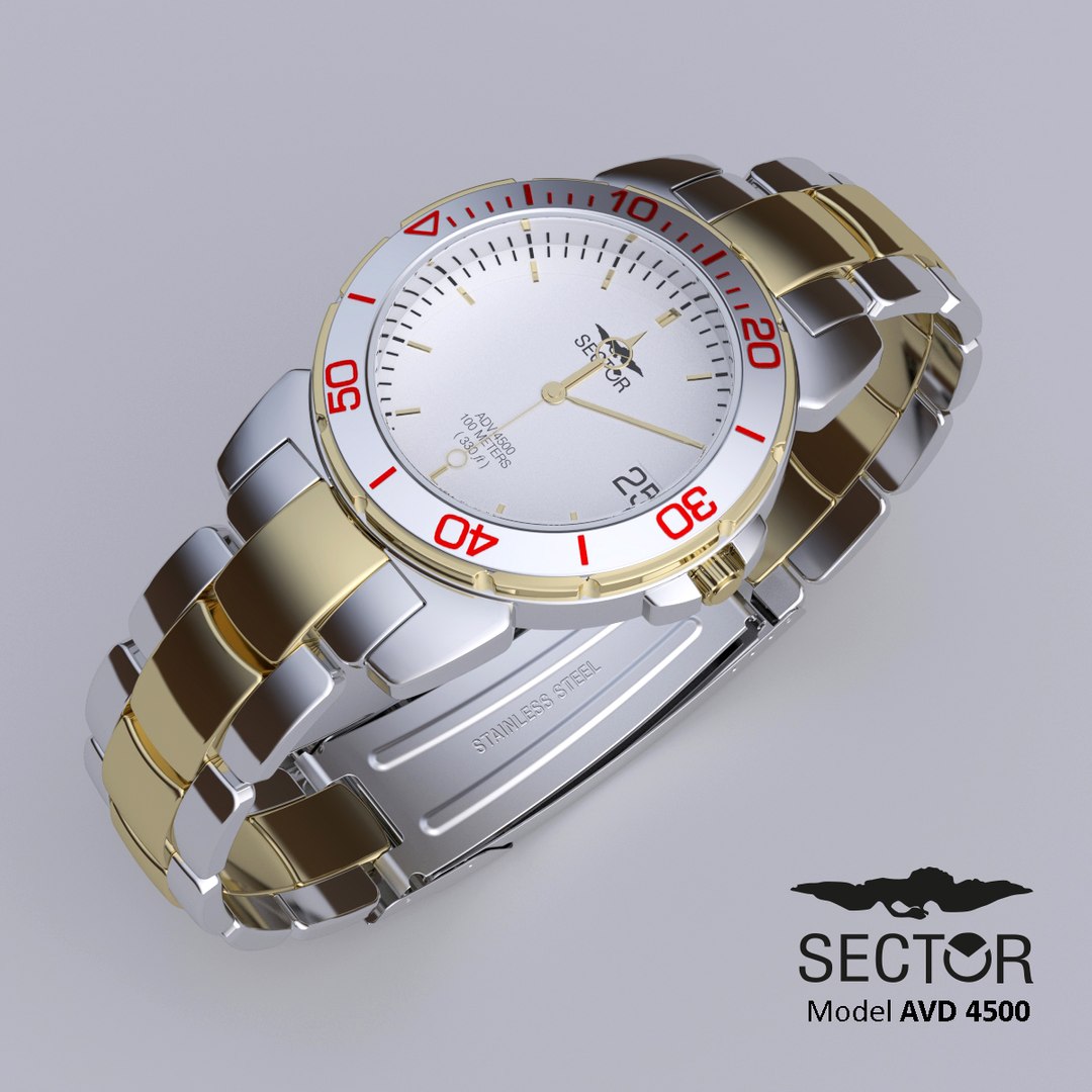 Watch Sector Avd 4500 3d Model