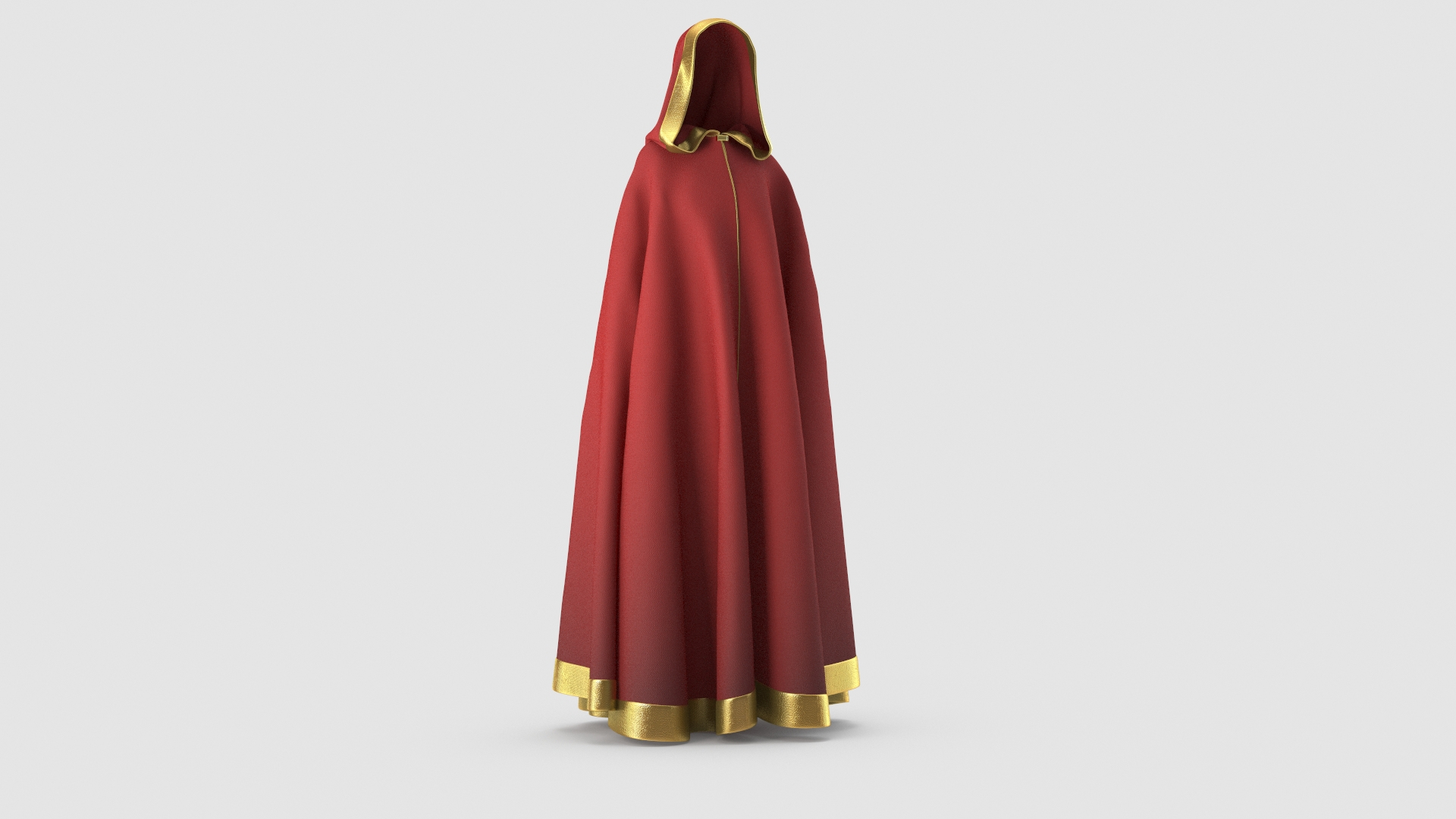 Medieval Hooded Cloak 3D Model - TurboSquid 1601227