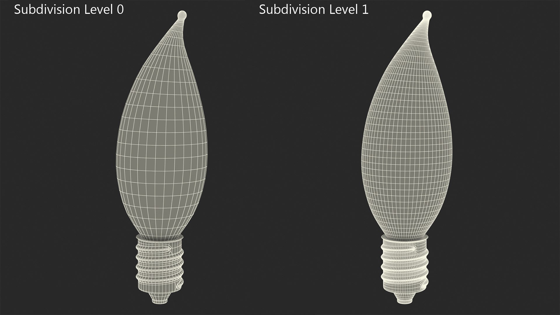 Flame Light Bulb 3D Model - TurboSquid 2237003