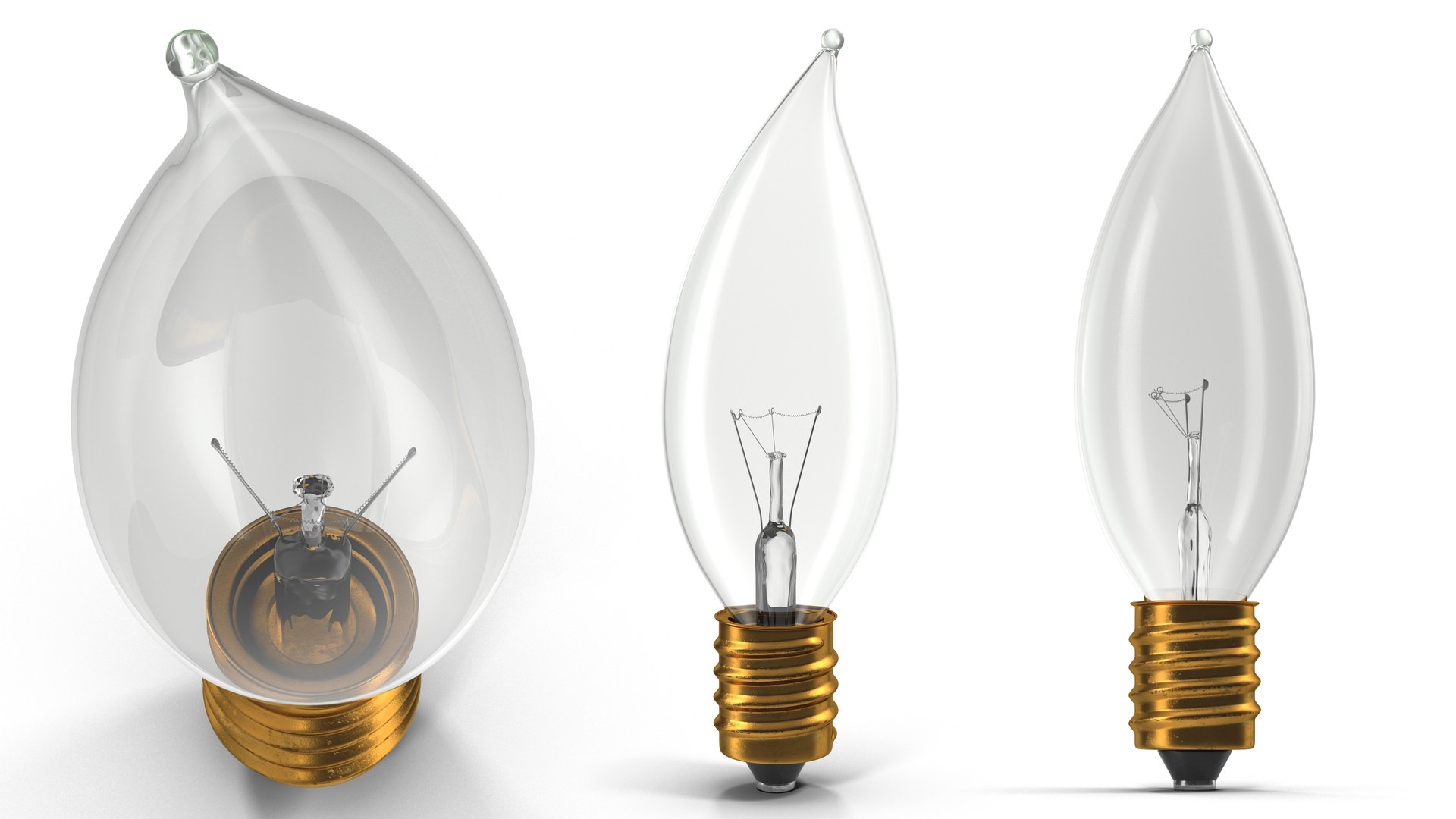 Flame Light Bulb 3D Model - TurboSquid 2237003