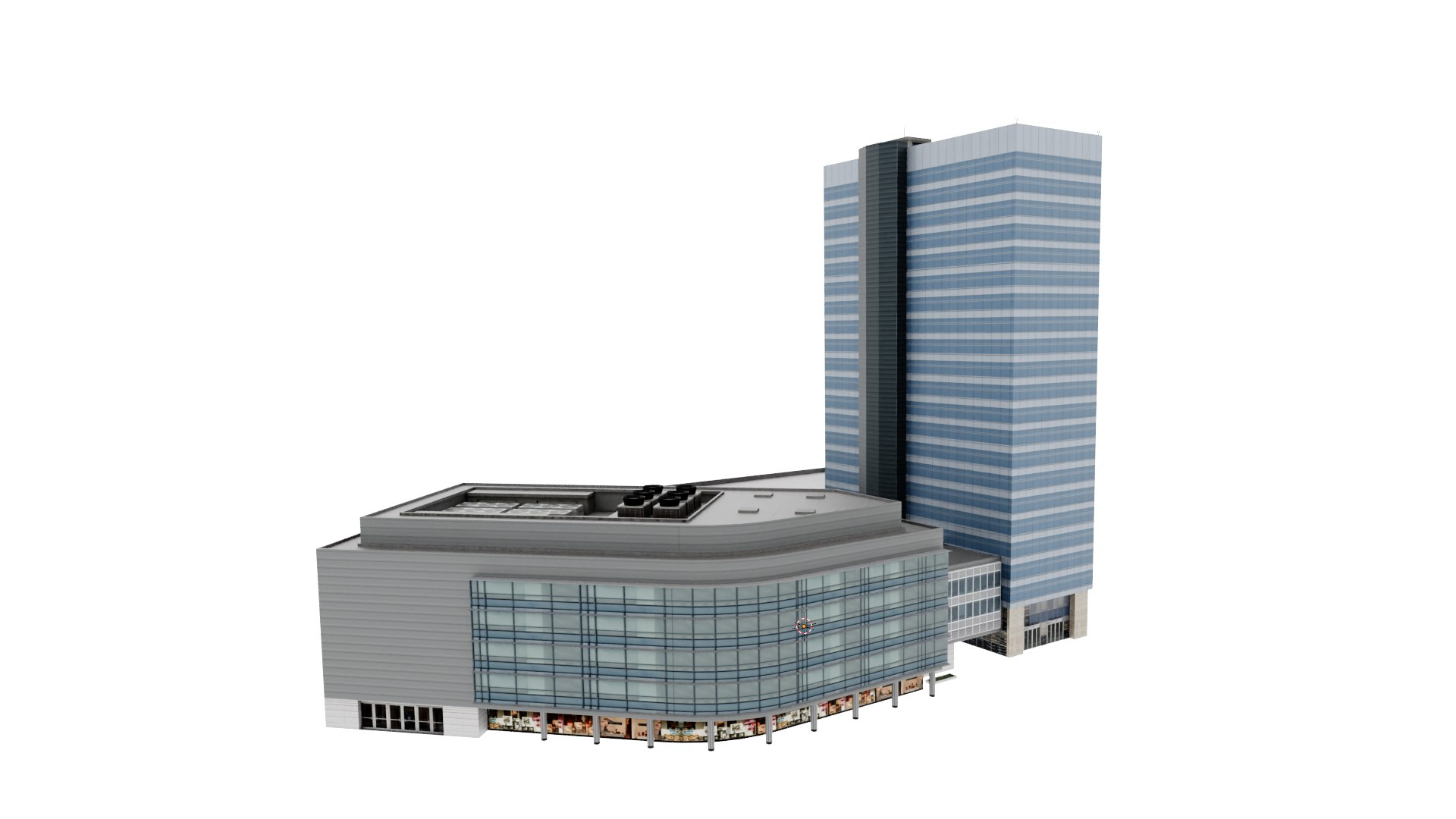 3D Detailed Building Exterior - TurboSquid 2249565