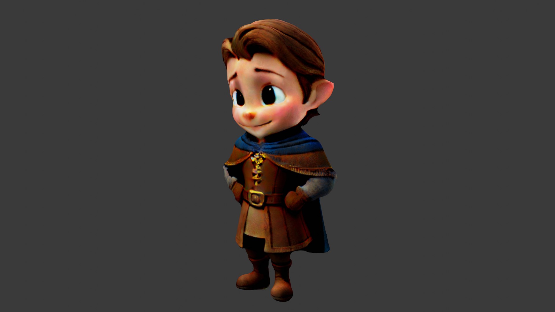 Cartoon Medieval Man 3D Model - TurboSquid 2127299