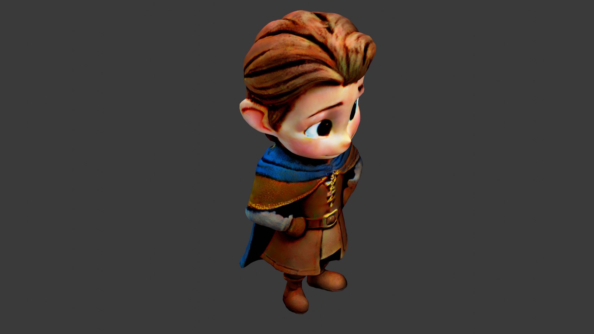 Cartoon Medieval Man 3D Model - TurboSquid 2127299