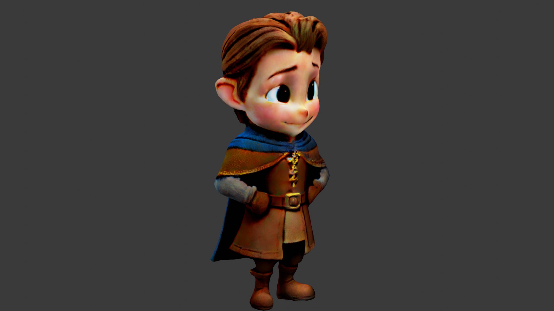 Cartoon Medieval Man 3D Model - TurboSquid 2127299
