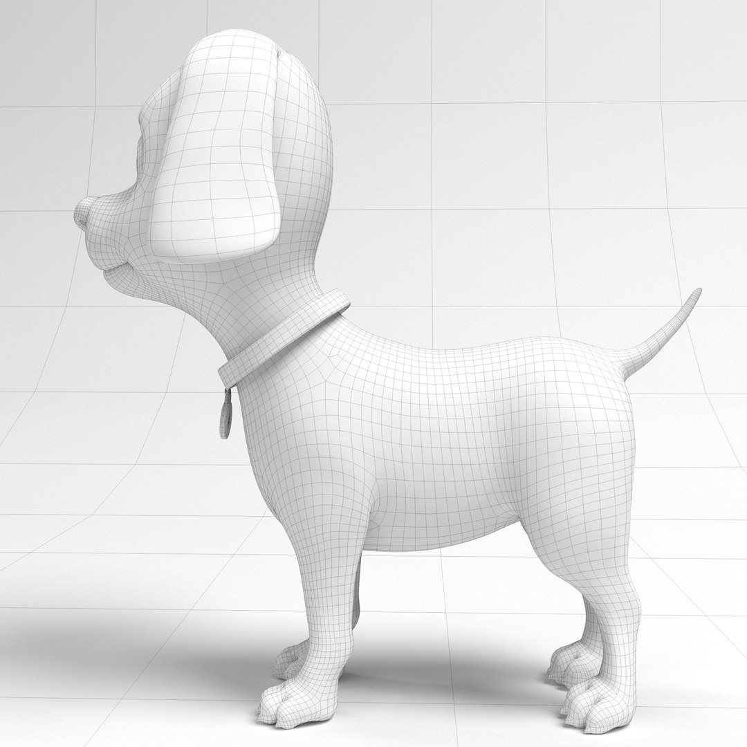 3D Ruby Cartoon Dog Rig Maya - TurboSquid 2207073