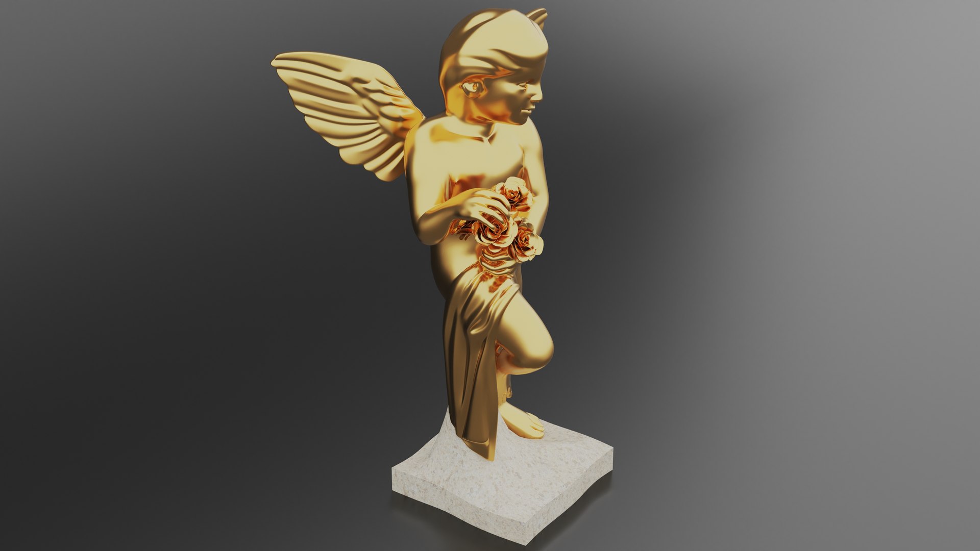 3D Cherub Model - TurboSquid 1839814