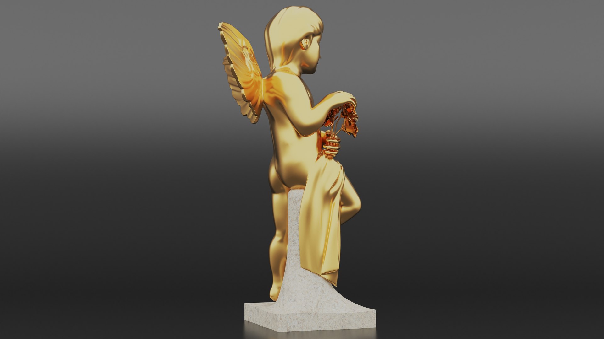 3D Cherub Model - TurboSquid 1839814