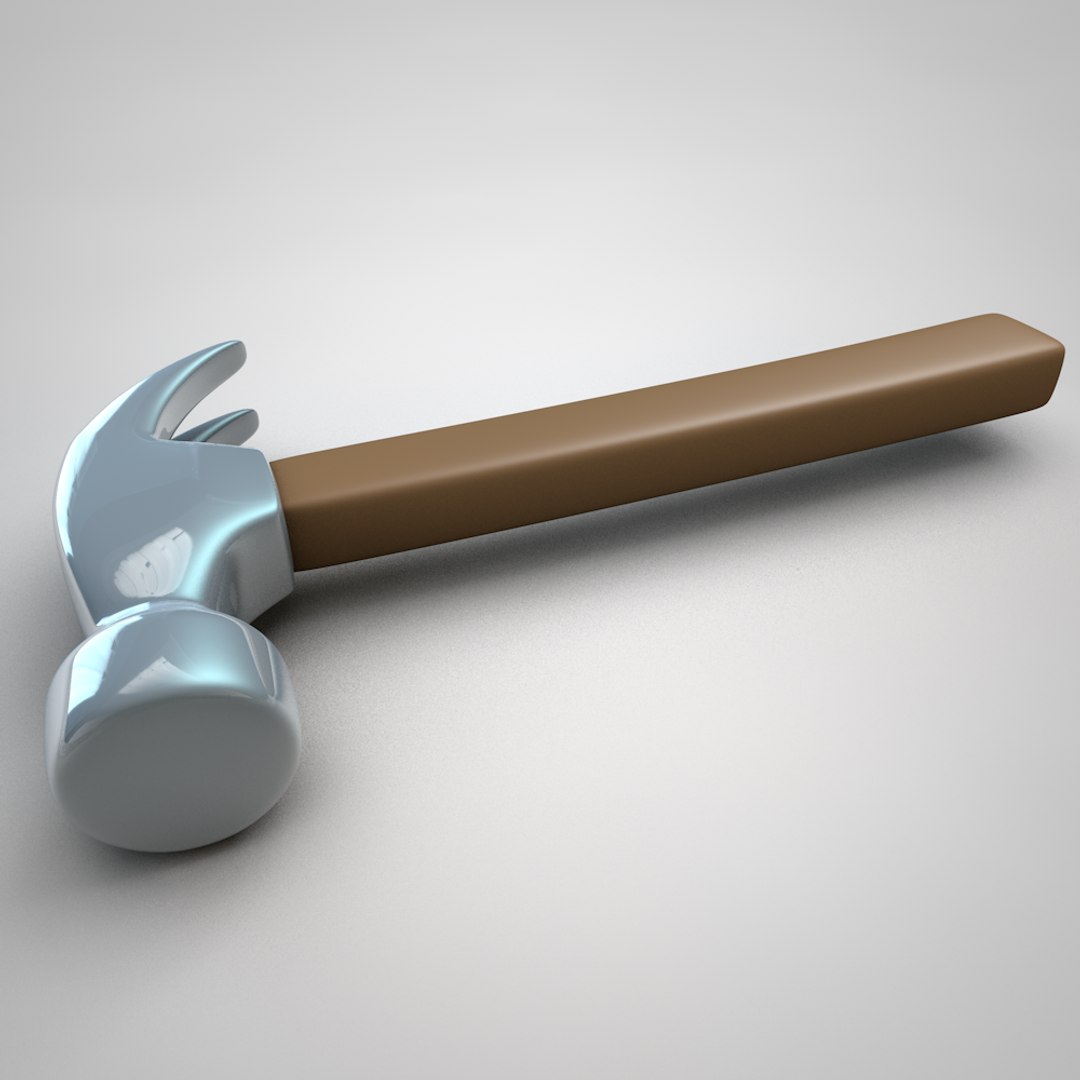 3D Model Hammer Cartoon - TurboSquid 1365663