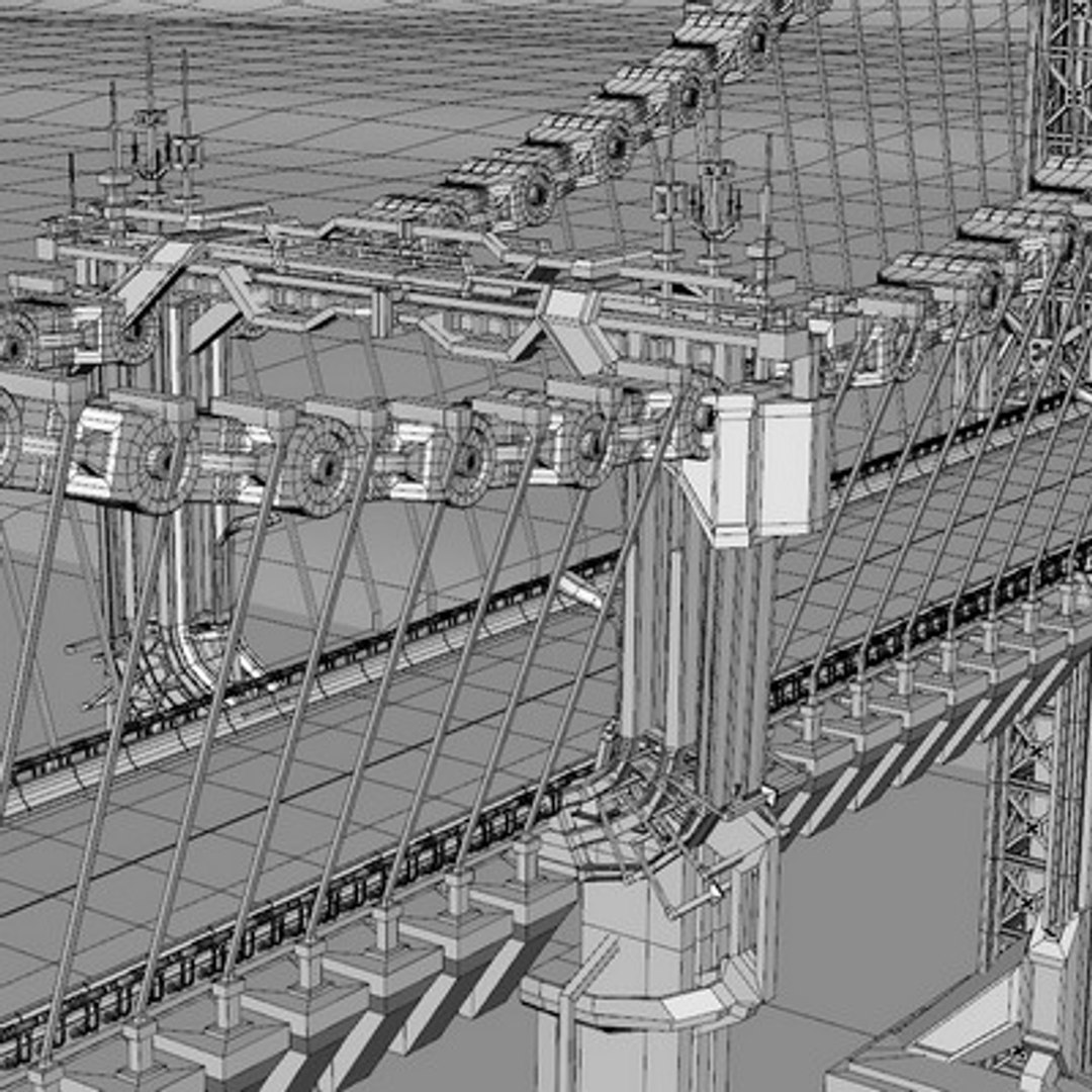 3d Futuristic Bridge