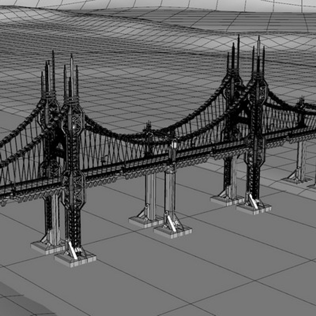 3d Futuristic Bridge