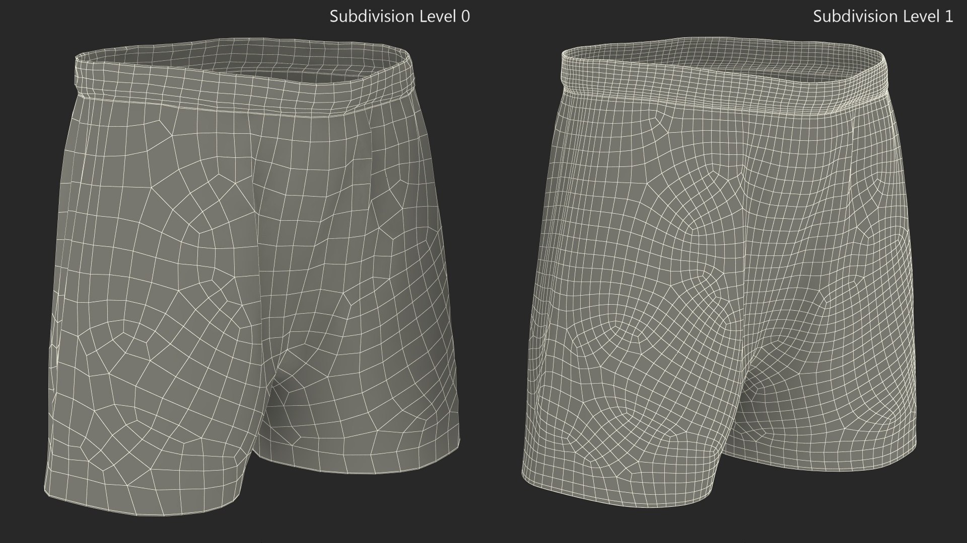 Athletic Running Shorts 3D - TurboSquid 2241548
