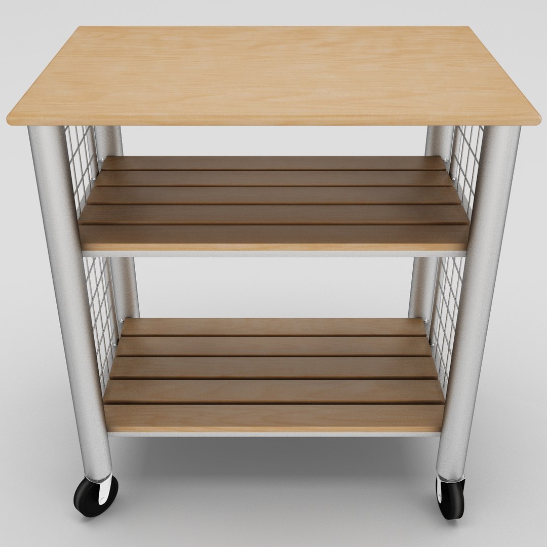 3d Rolling Cart Kitchen