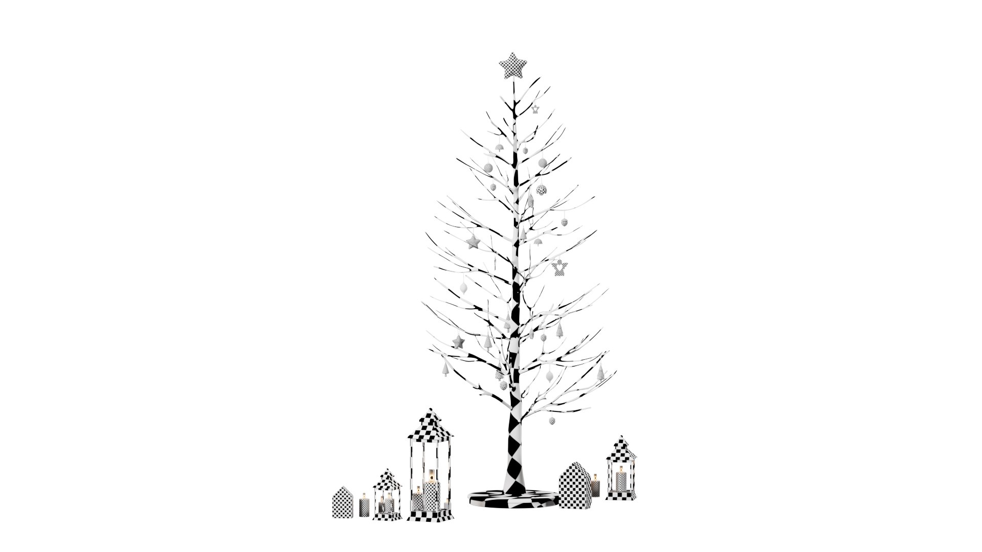 Winter Whisper Tree Model - TurboSquid 2329371