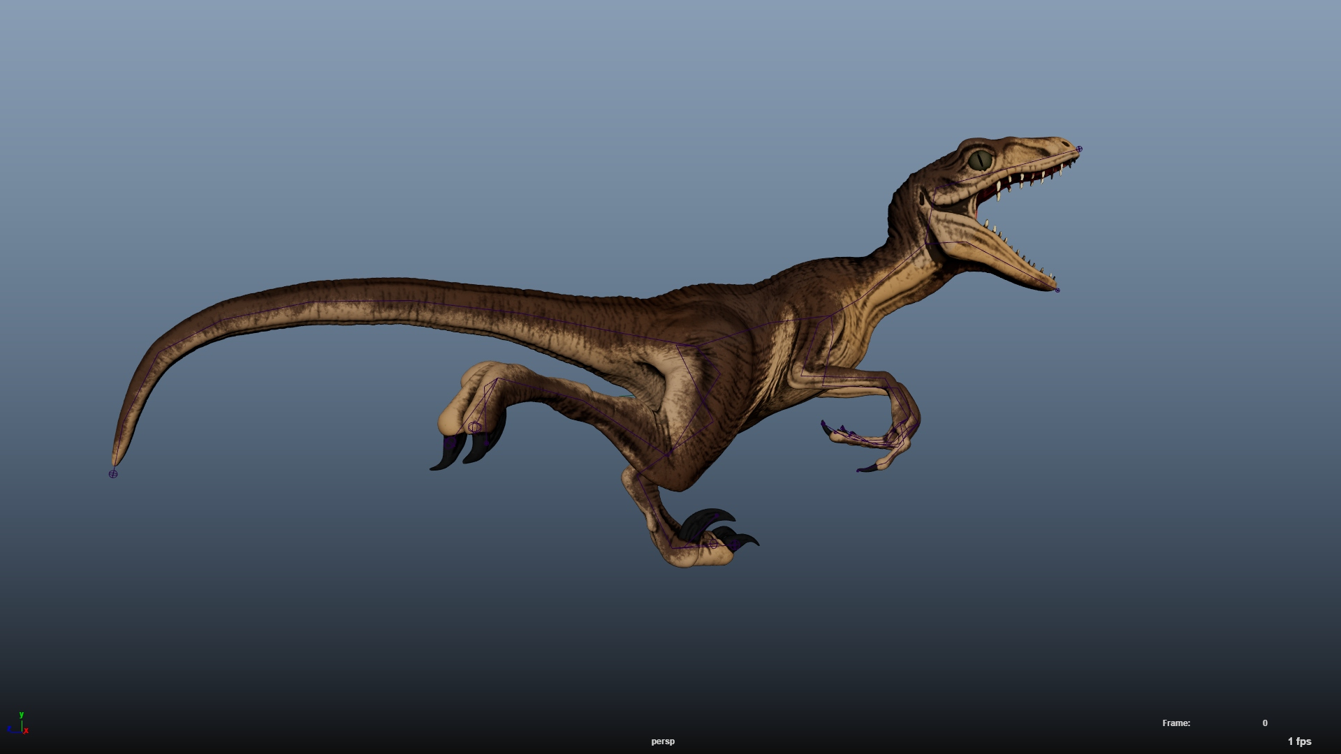 Velociraptor Rigged 3D - TurboSquid 1916178
