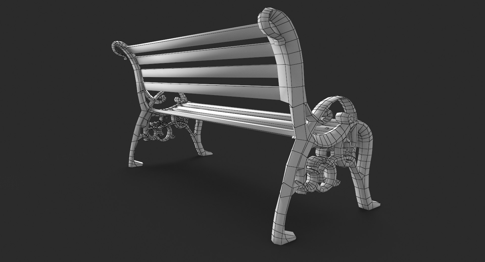 3D model park bench - TurboSquid 1327871