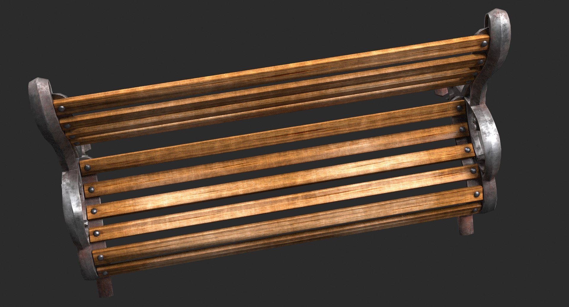 3D model park bench - TurboSquid 1327871