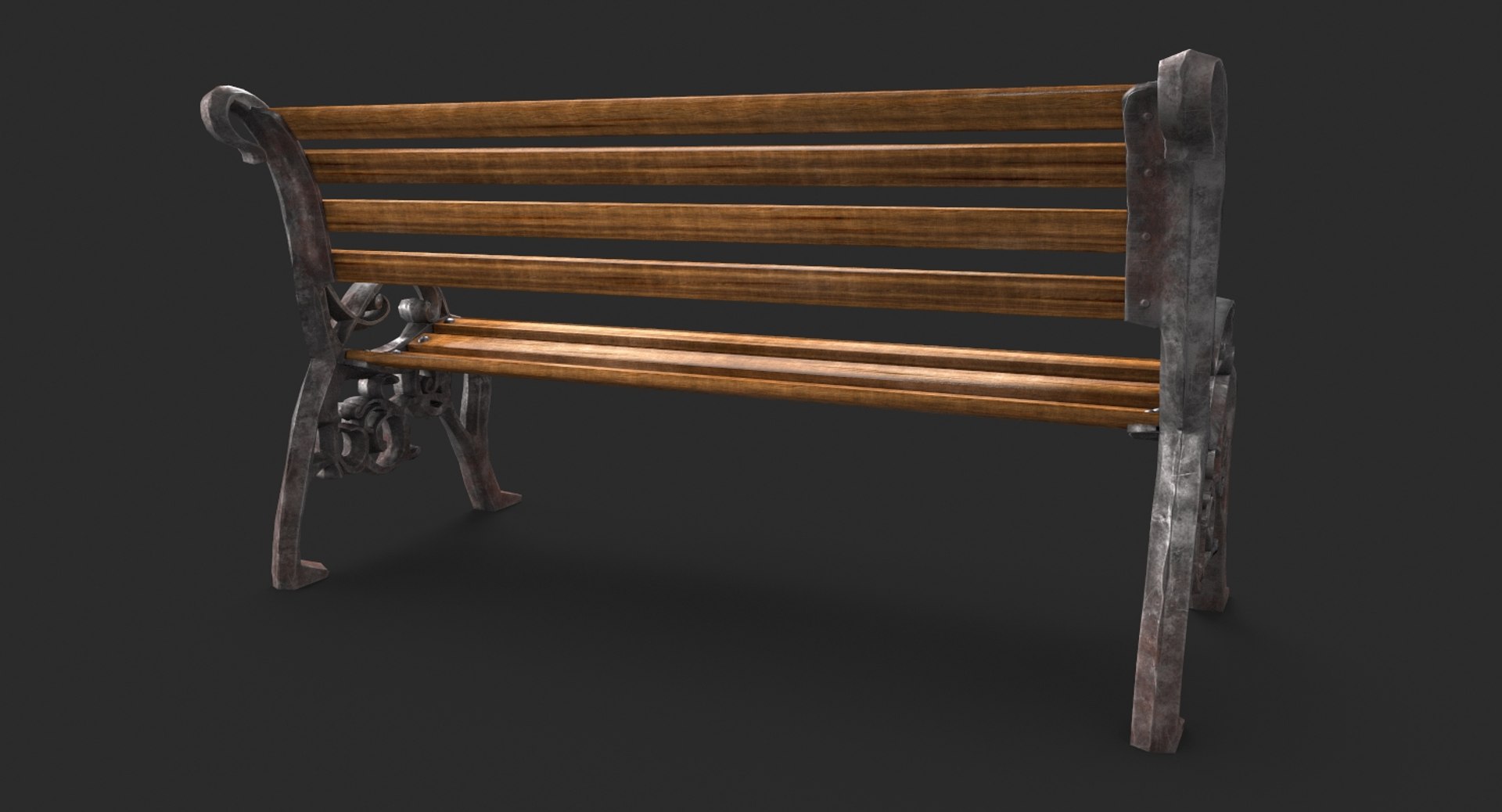 3D model park bench - TurboSquid 1327871