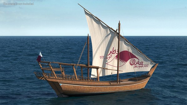 3D model Traditional Wooden Qatar Boat - TurboSquid 1881125