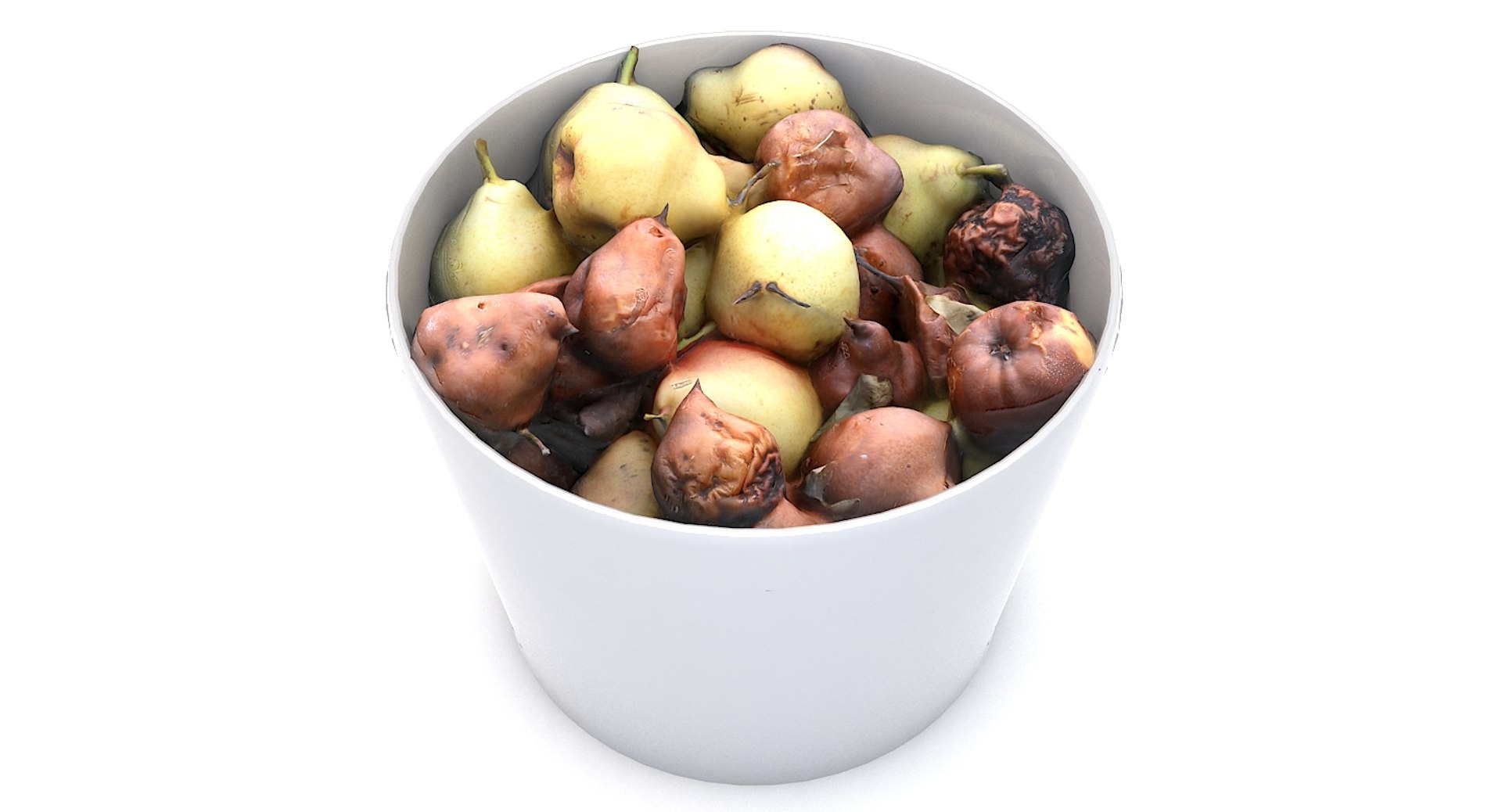 3D Rotten Pears - TurboSquid 1326151