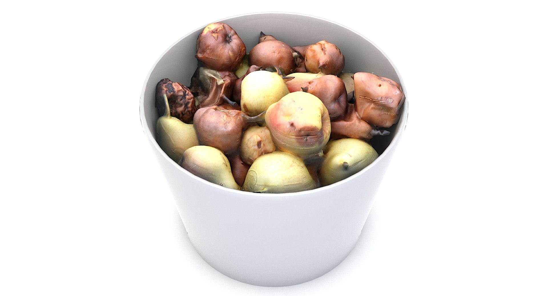 3D Rotten Pears - TurboSquid 1326151