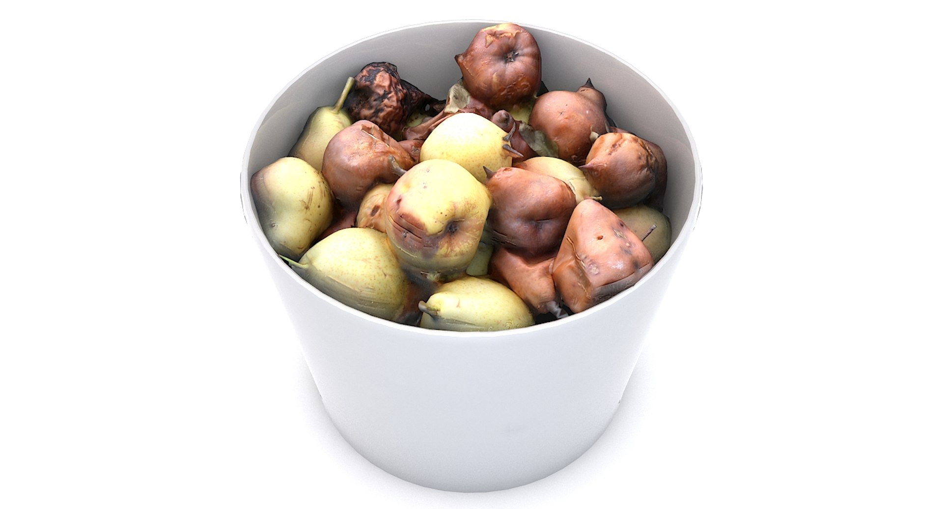 3D Rotten Pears - TurboSquid 1326151
