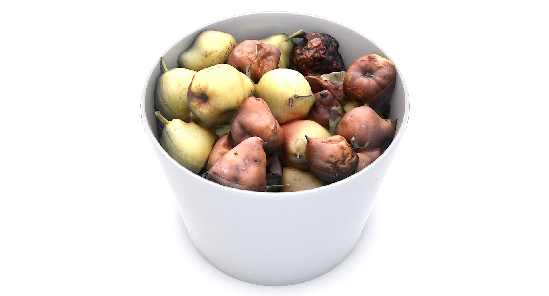 3D Rotten Pears - TurboSquid 1326151