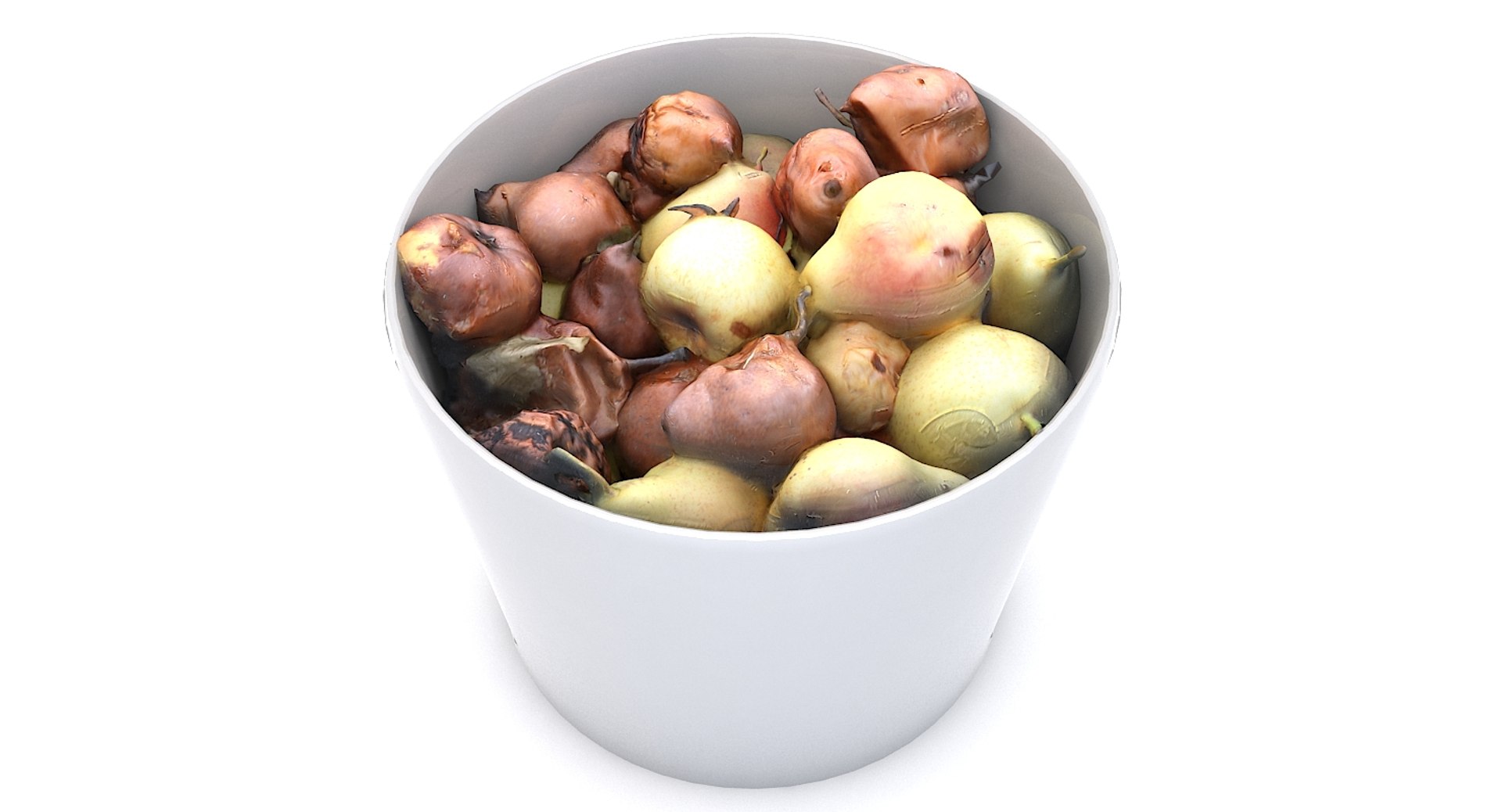 3D Rotten Pears - TurboSquid 1326151