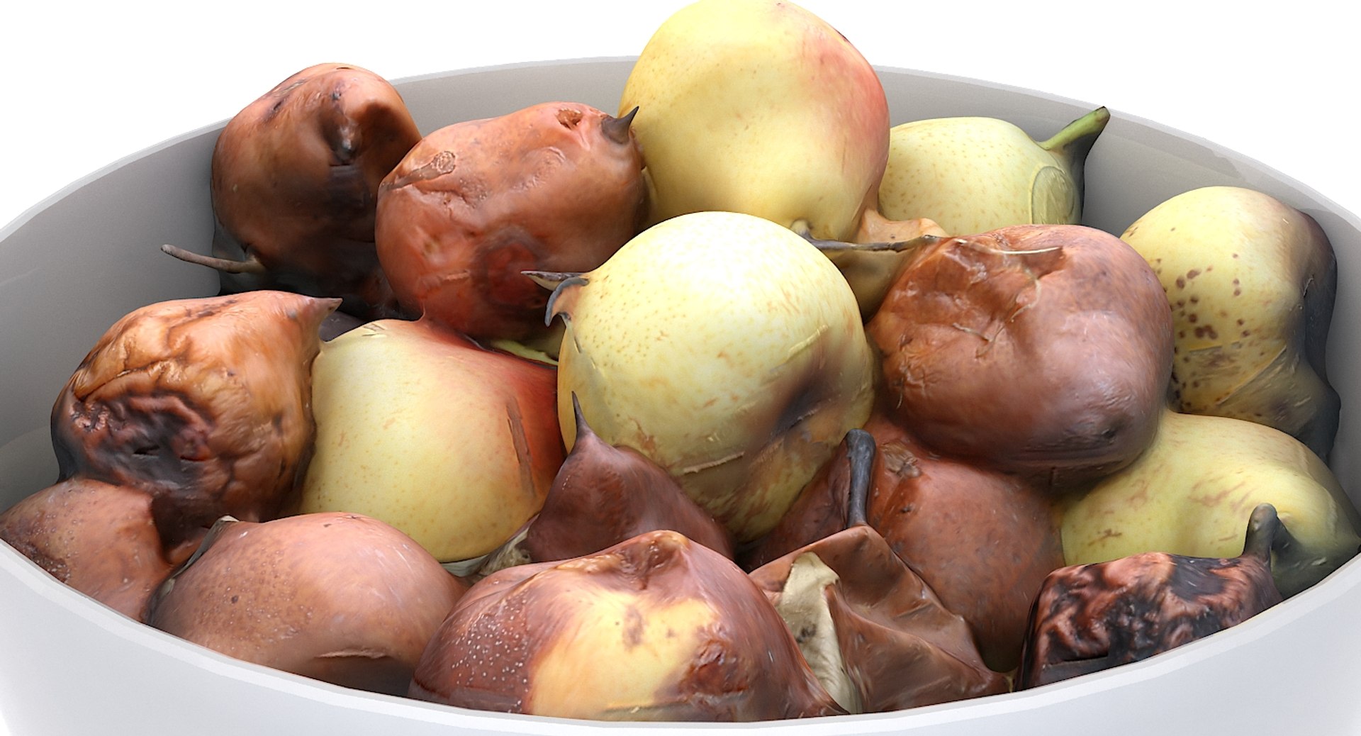 3D Rotten Pears - TurboSquid 1326151