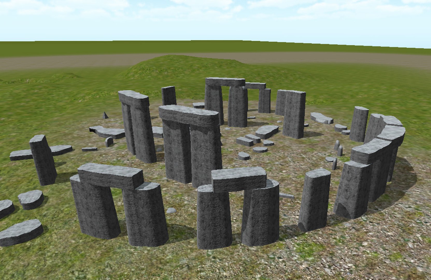 Stonehenge 3d Model