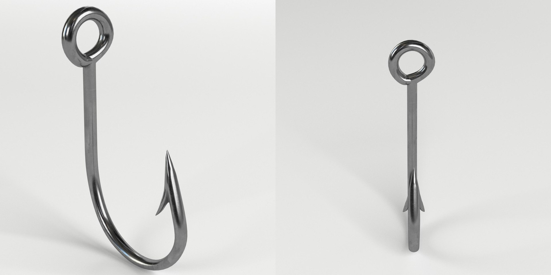3D Fish Hook Model - TurboSquid 1374171
