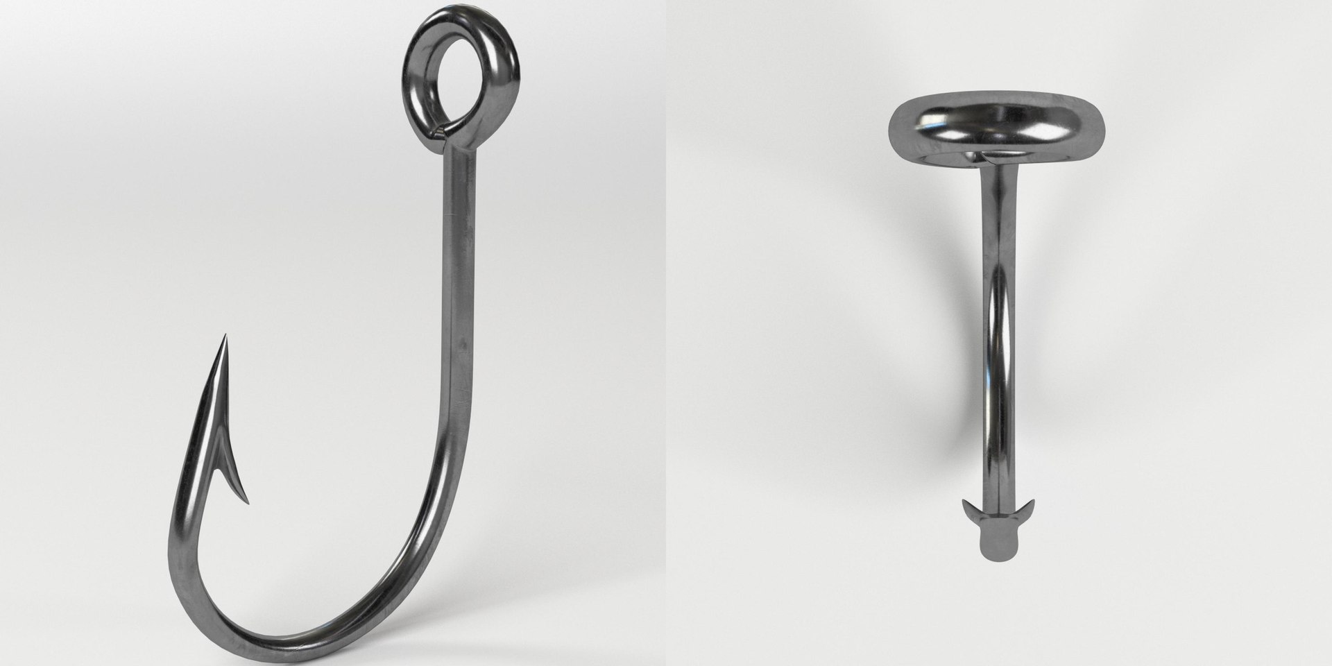 3D Fish Hook Model - TurboSquid 1374171