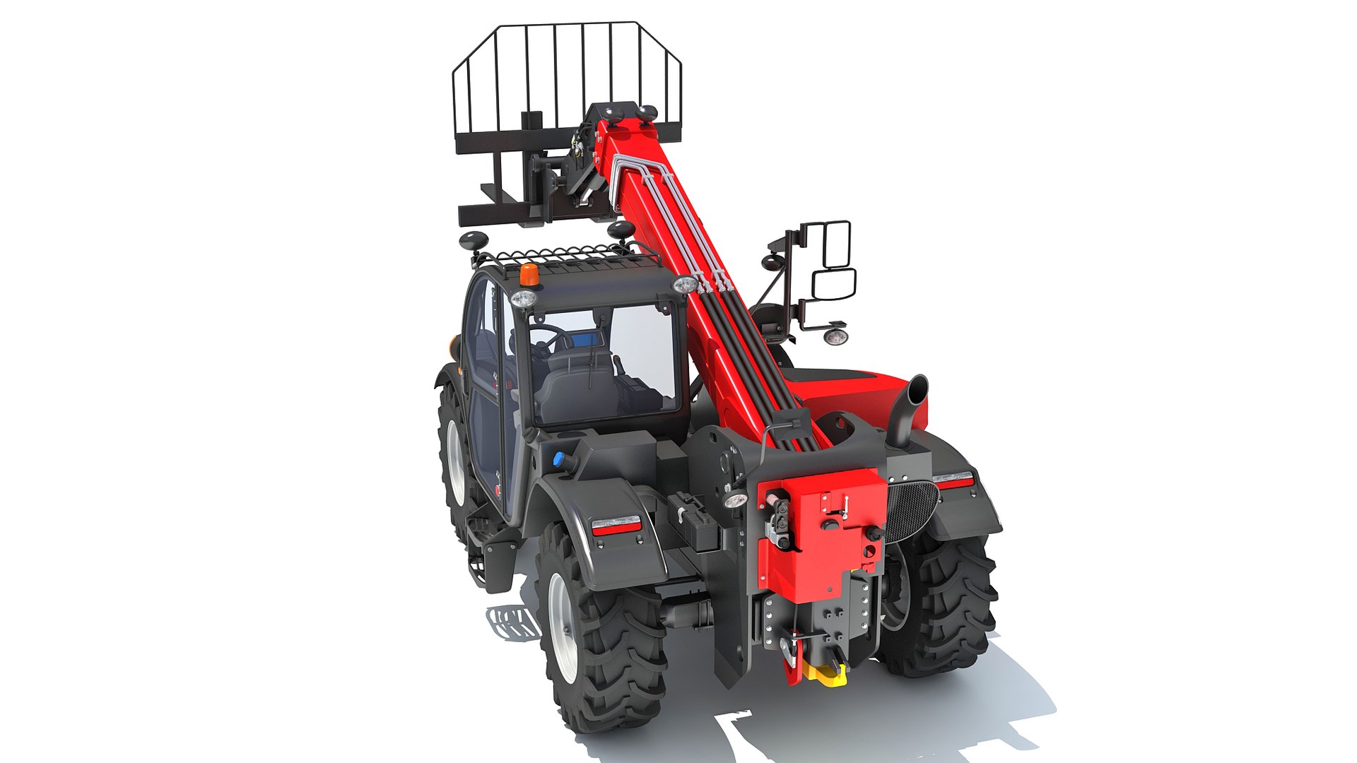 Telescopic Telehandler Forklift 3D Model - TurboSquid 2255864