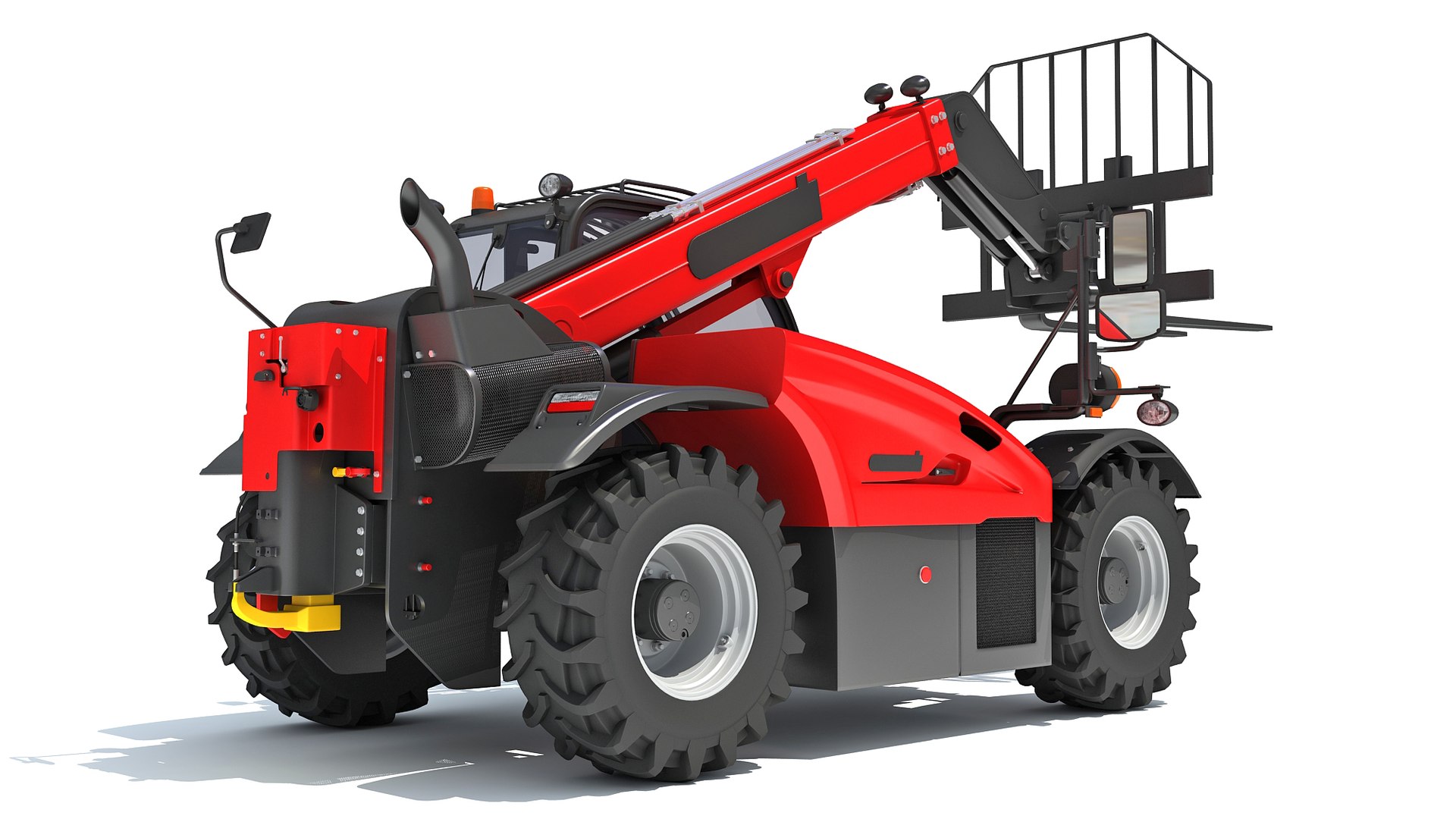 Telescopic Telehandler Forklift 3D Model - TurboSquid 2255864