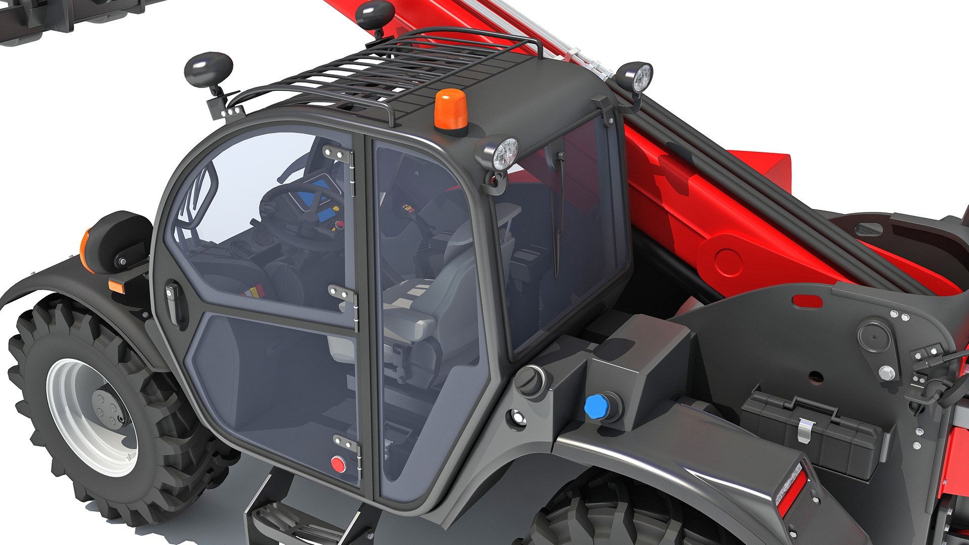 Telescopic Telehandler Forklift 3D Model - TurboSquid 2255864