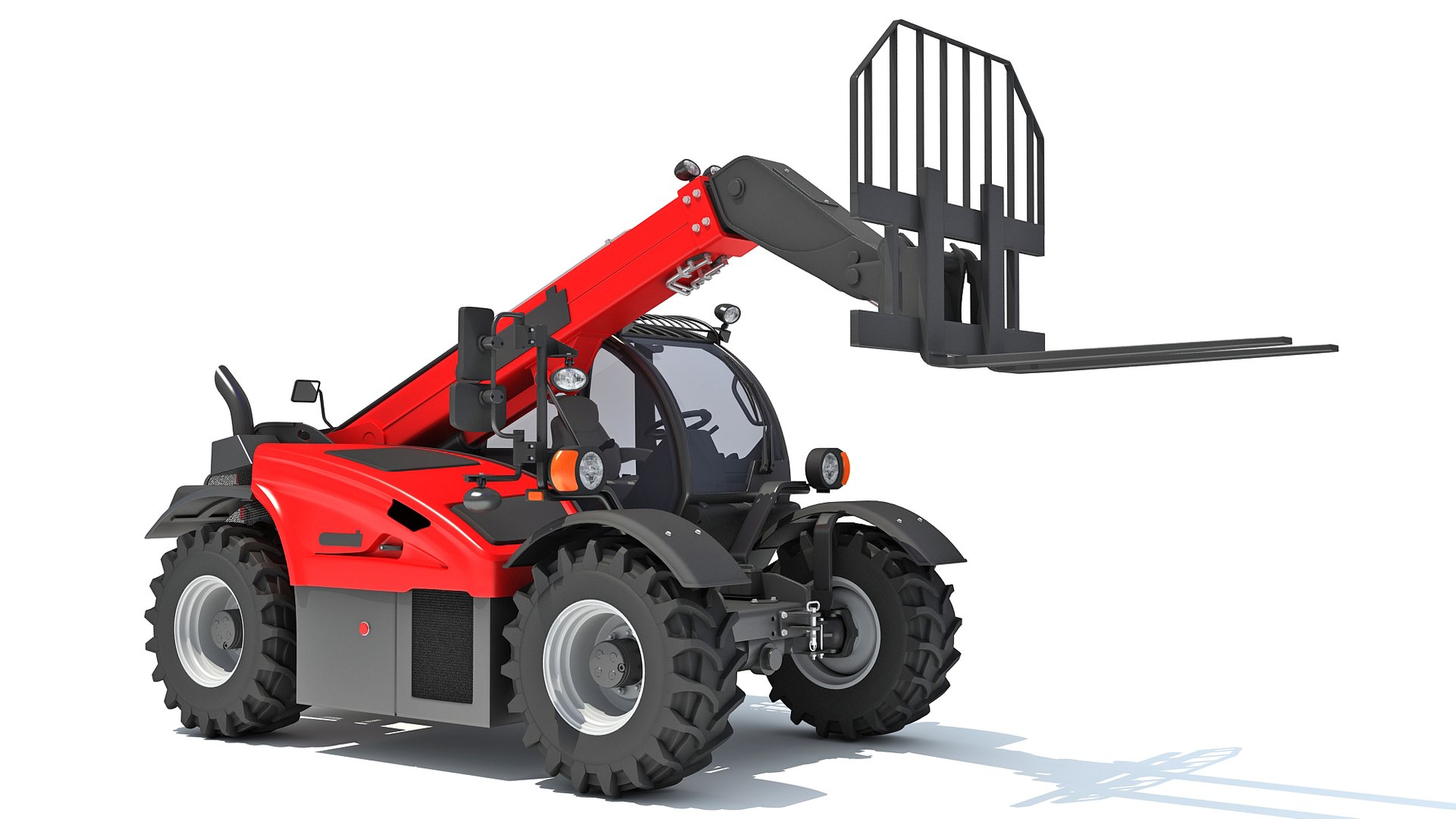 Telescopic Telehandler Forklift 3D Model - TurboSquid 2255864