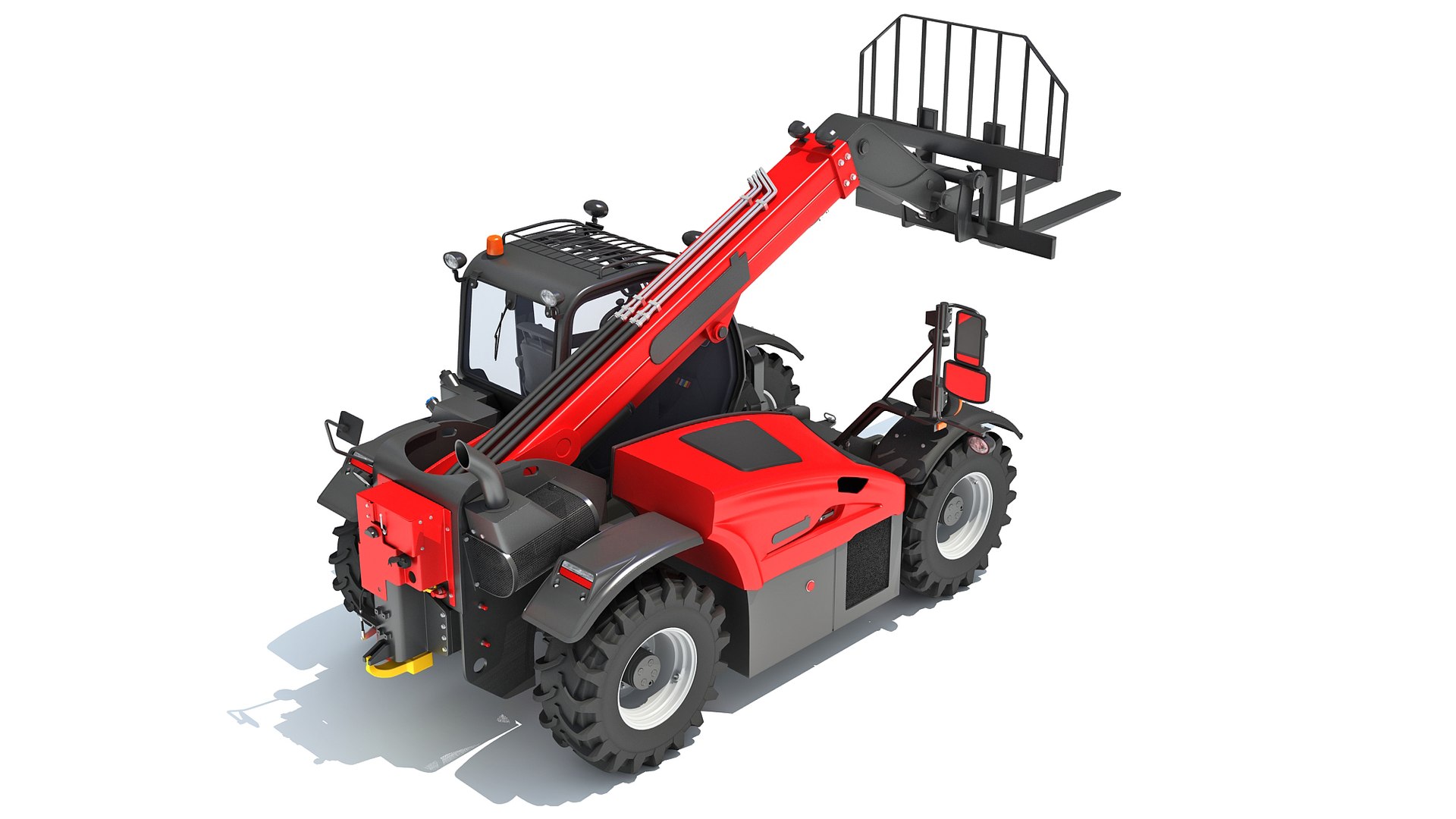 Telescopic Telehandler Forklift 3D Model - TurboSquid 2255864